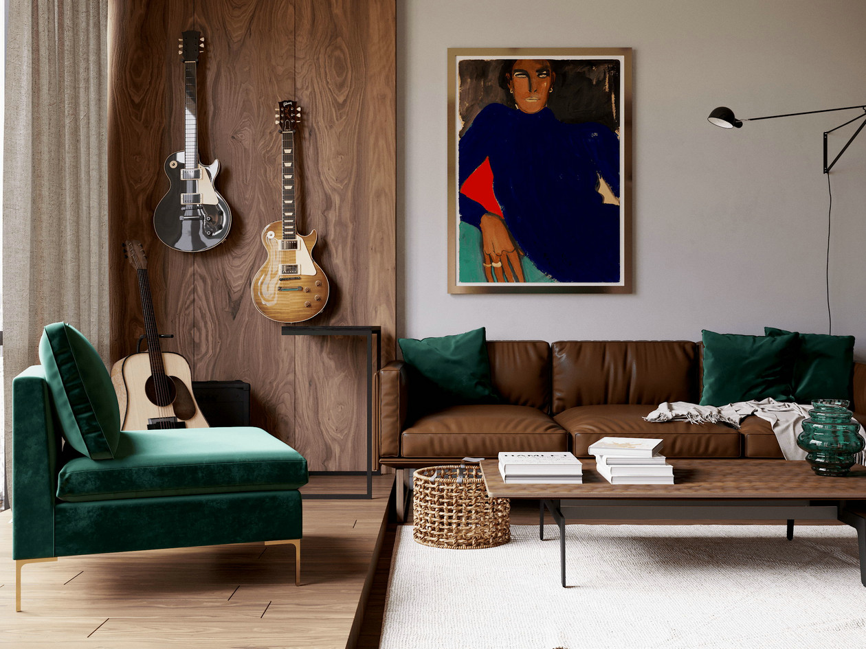 Alexandra Rudenko设计 现代皮革沙发组合-免费3dmax模型库-欧模网