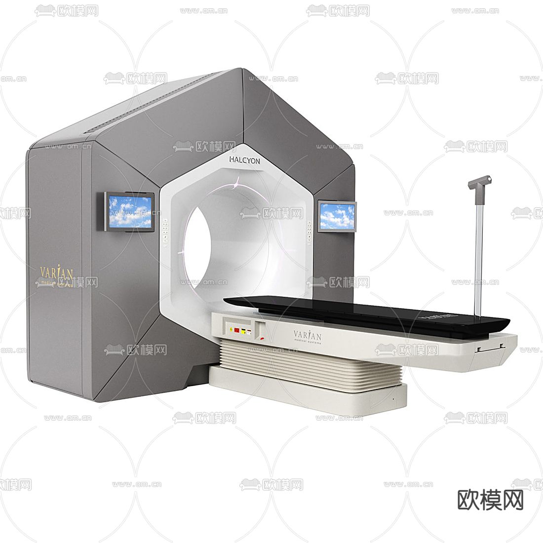 现代ct扫描仪核磁共振仪医院设备su模型下载_ID12041435_sketchup模型下载-欧模网
