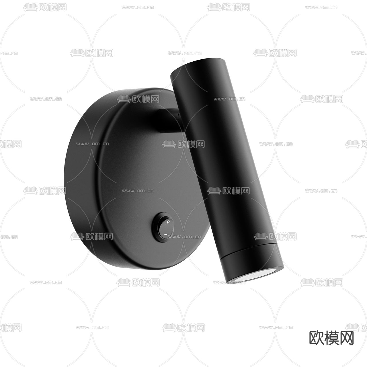 rid-wl2现代圆形阅读壁灯3d模型下载_ID12070952_3dmax免费模型-欧模网