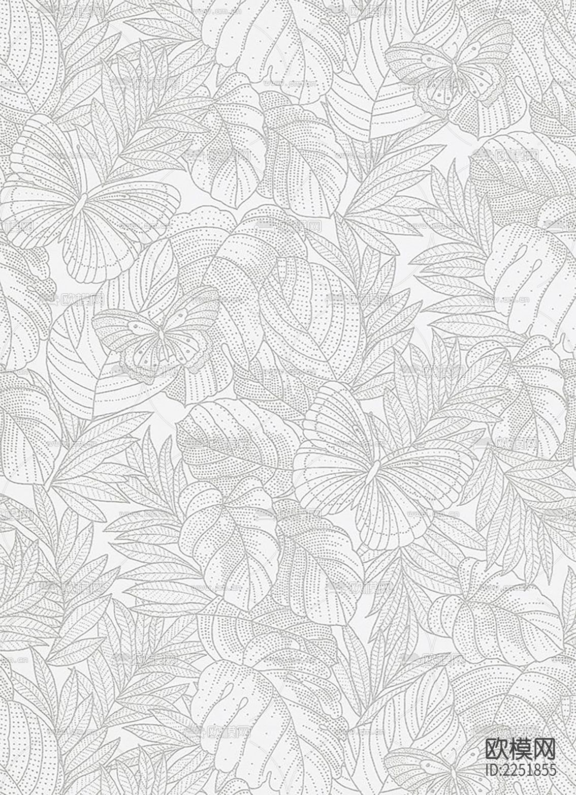 素雅壁纸-免费3dmax模型库-欧模网