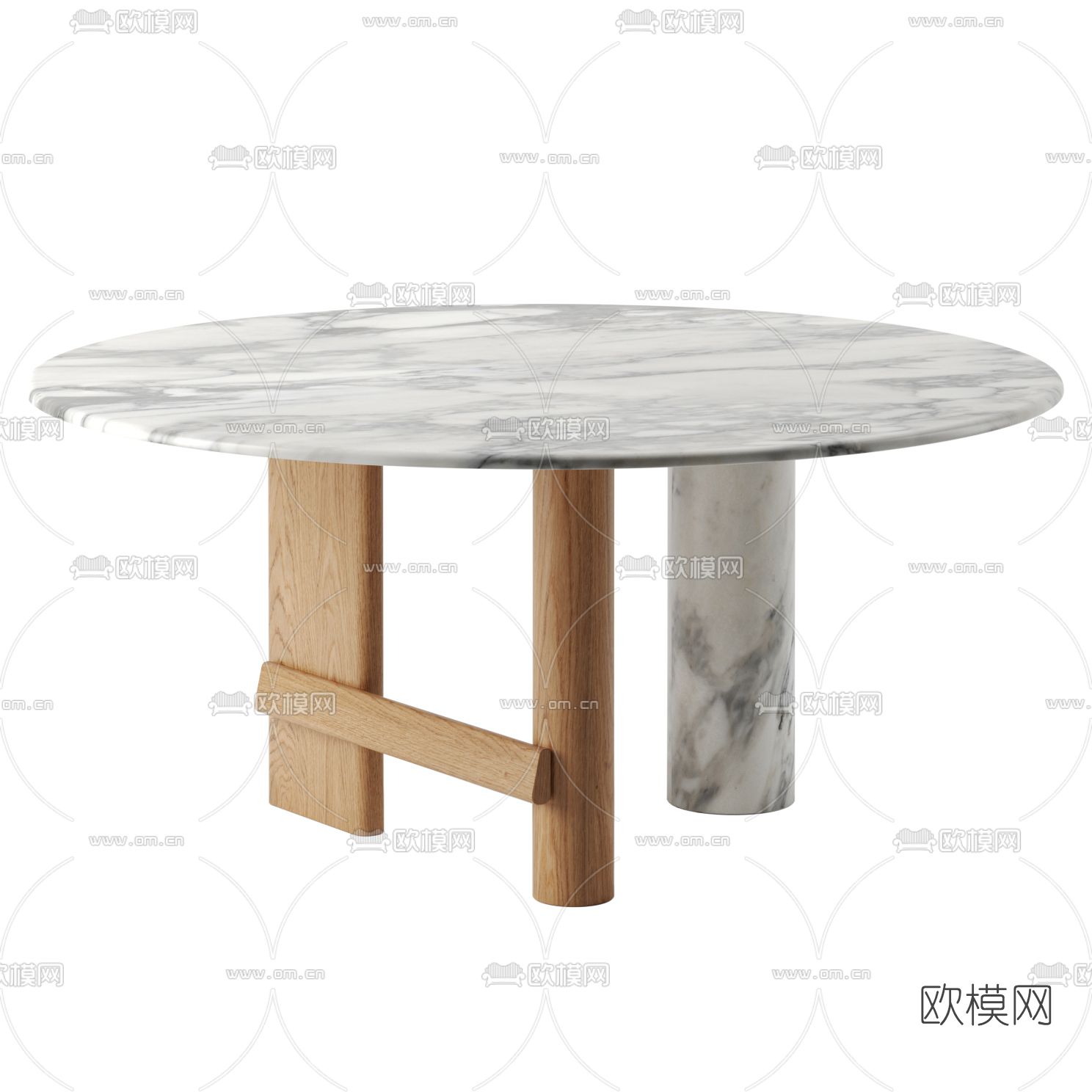 Cassina 餐桌3d模型下载_ID12133660_3dmax免费模型-欧模网