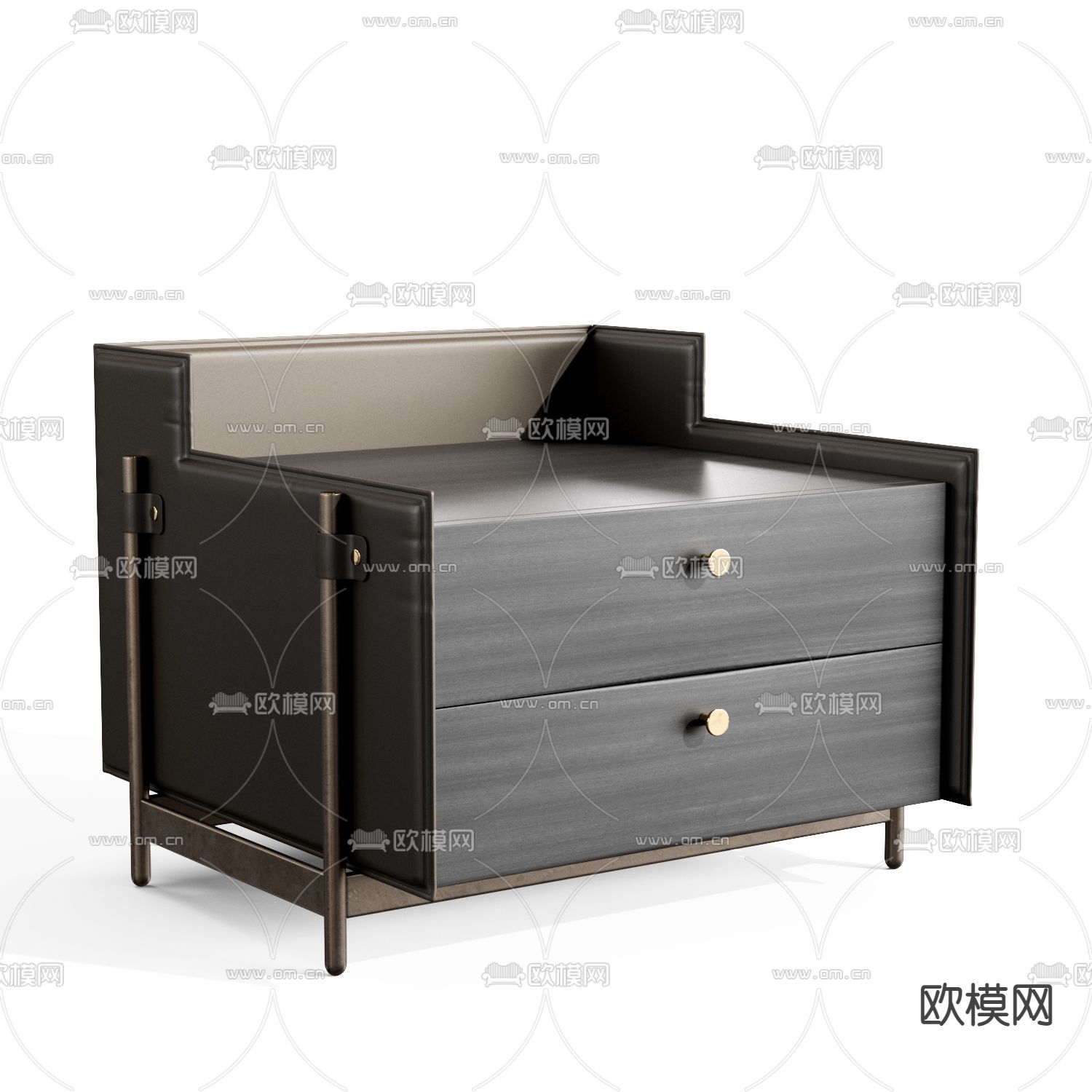 minotti 现代床头柜3d模型下载_ID12132692_3dmax免费模型-欧模网