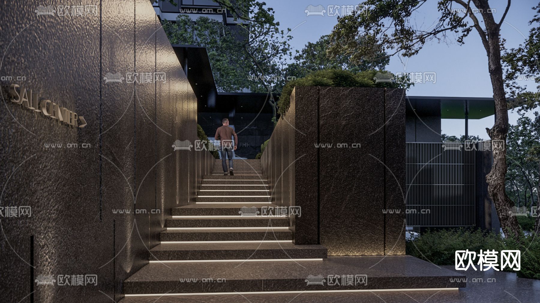 JTL轻奢风小区园林景观su模型下载_ID12266192_sketchup模型下载-欧模网