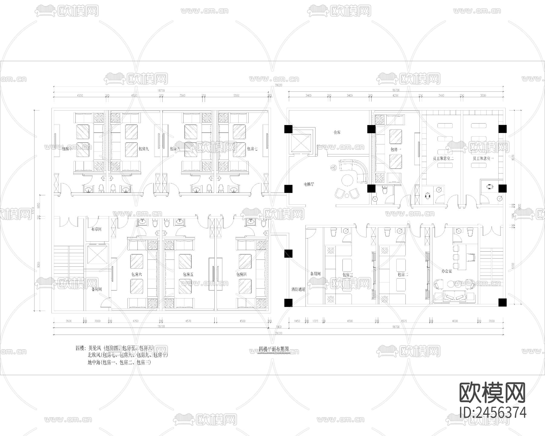 KTVcad平面图-免费3dmax模型库-欧模网