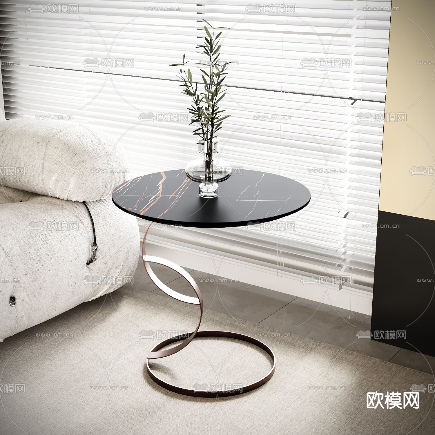 边几 圆几 角几3d模型下载 Id13040069 3dmax免费模型 欧模网