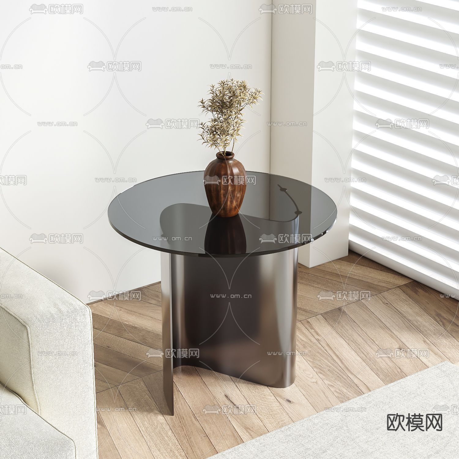 边几 角几 圆几3d模型下载 Id13049511 3dmax免费模型 欧模网