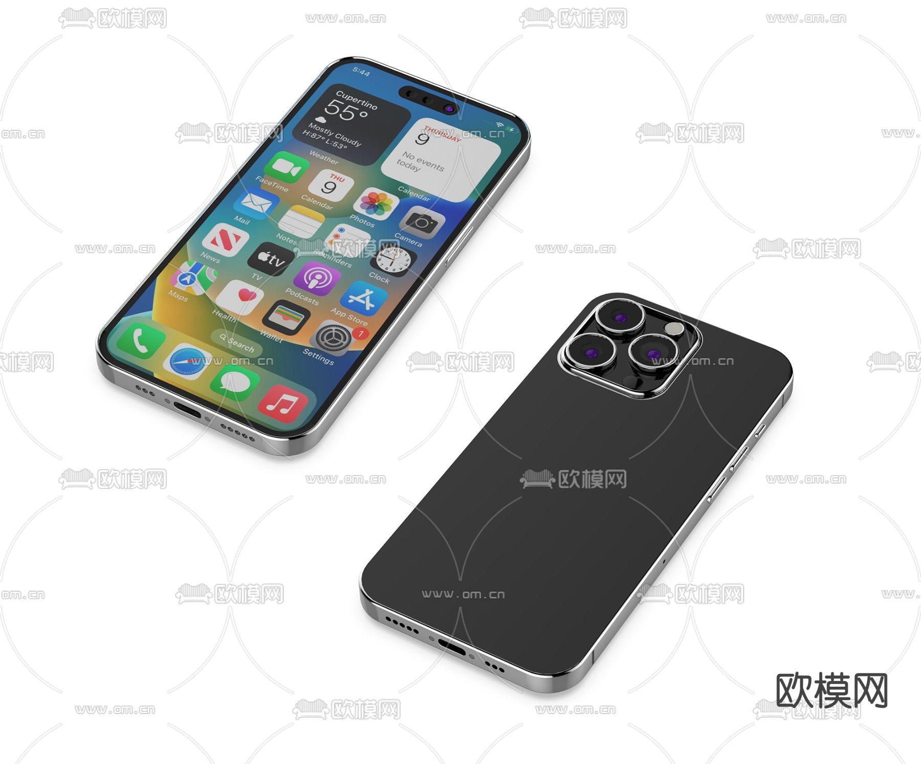 iPhone 苹果手机su模型下载_ID14094077_sketchup模型下载-欧模网