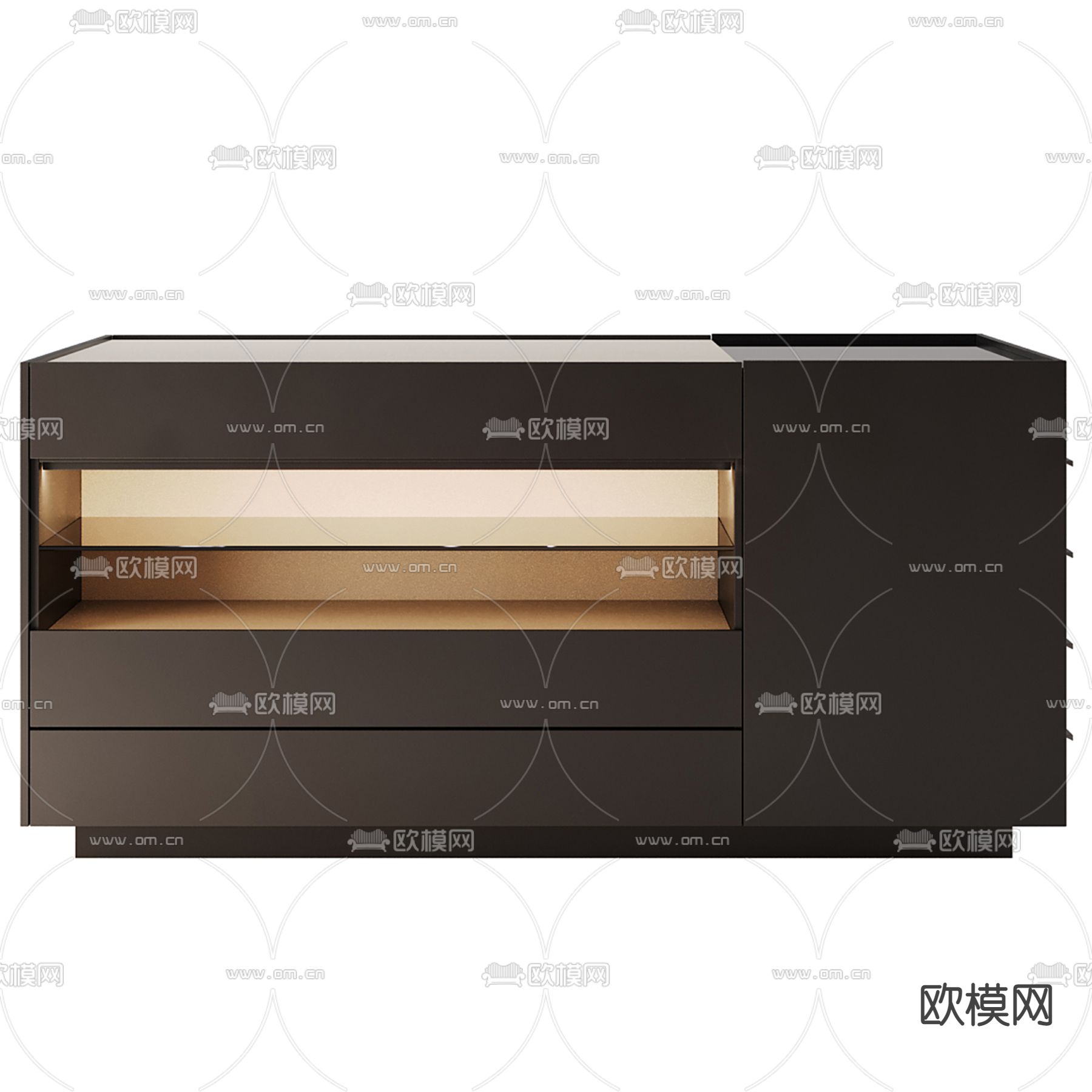 Poliform 边柜3d模型下载_ID14098821_3dmax免费模型-欧模网