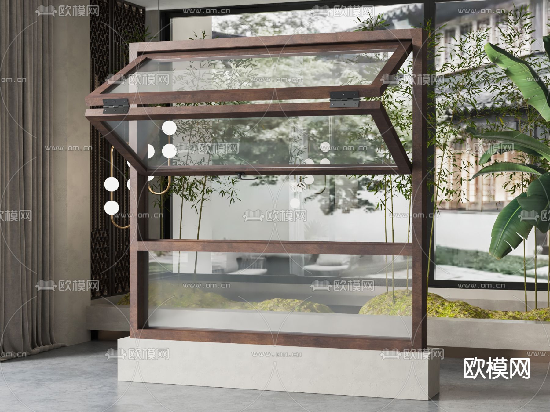 侘寂窗户 网红窗 折叠窗3d模型下载_ID14174089_3dmax免费模型-欧模网