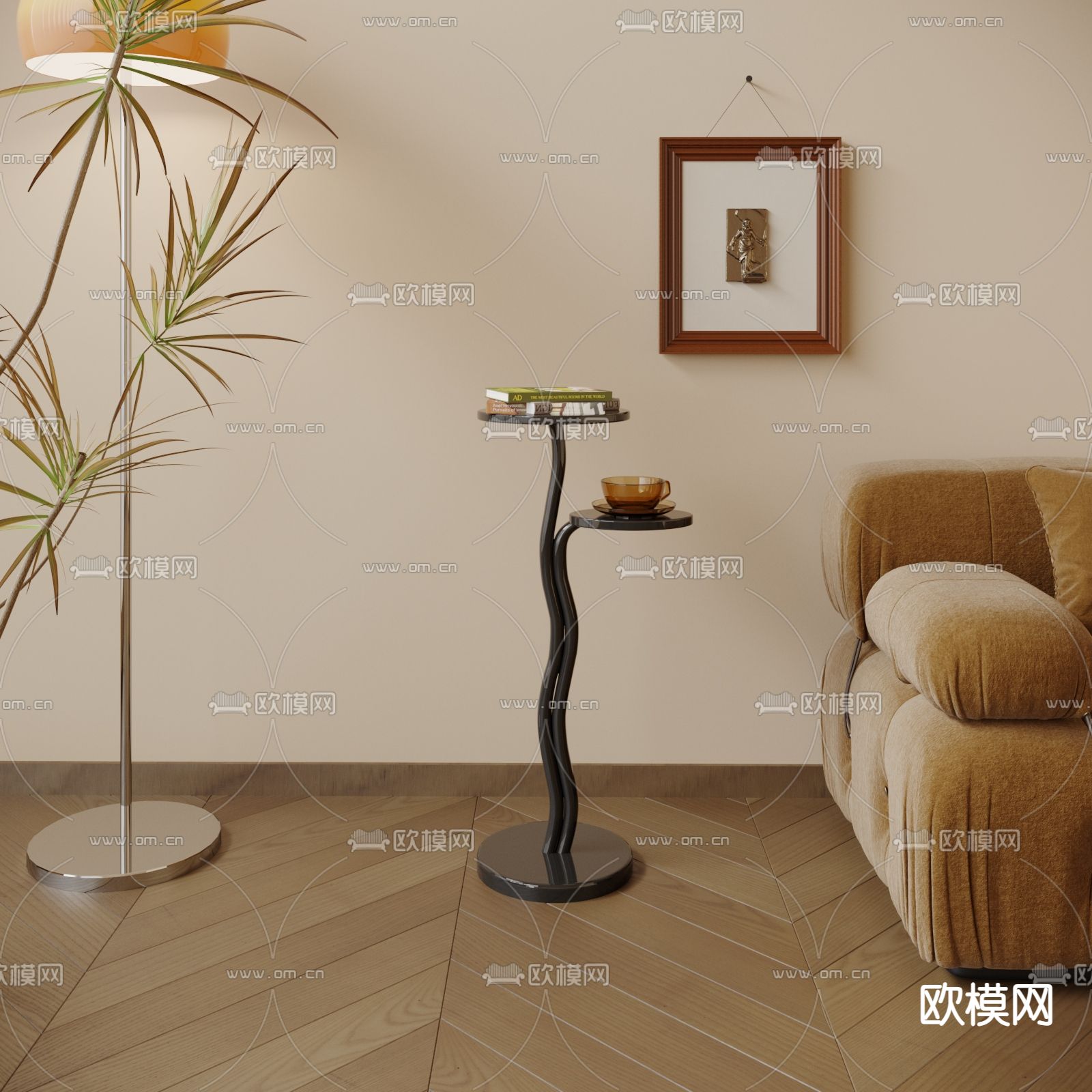 中古风边几 角几3d模型下载 Id14223546 3dmax免费模型 欧模网
