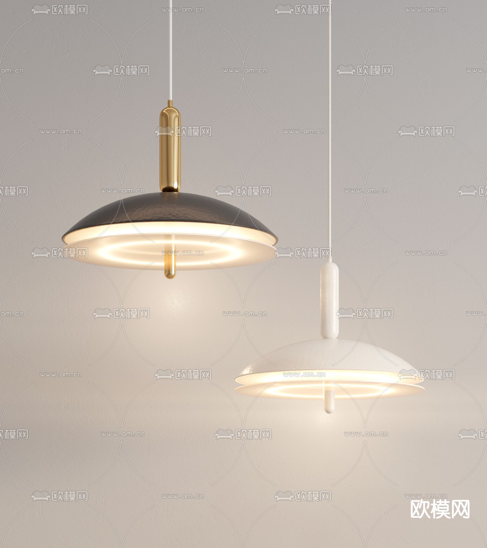 Flos 餐厅吊灯3d模型下载_ID14257866_3dmax免费模型-欧模网