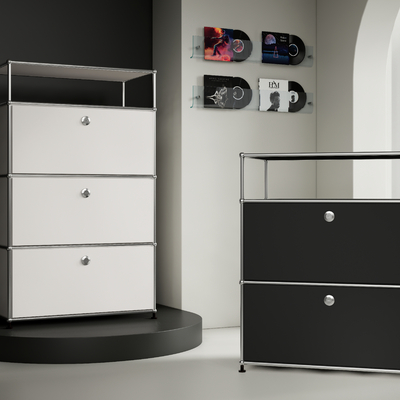 USM 边柜 斗柜 储物柜3d模型下载_ID14297558_3dmax免费模型-欧模网