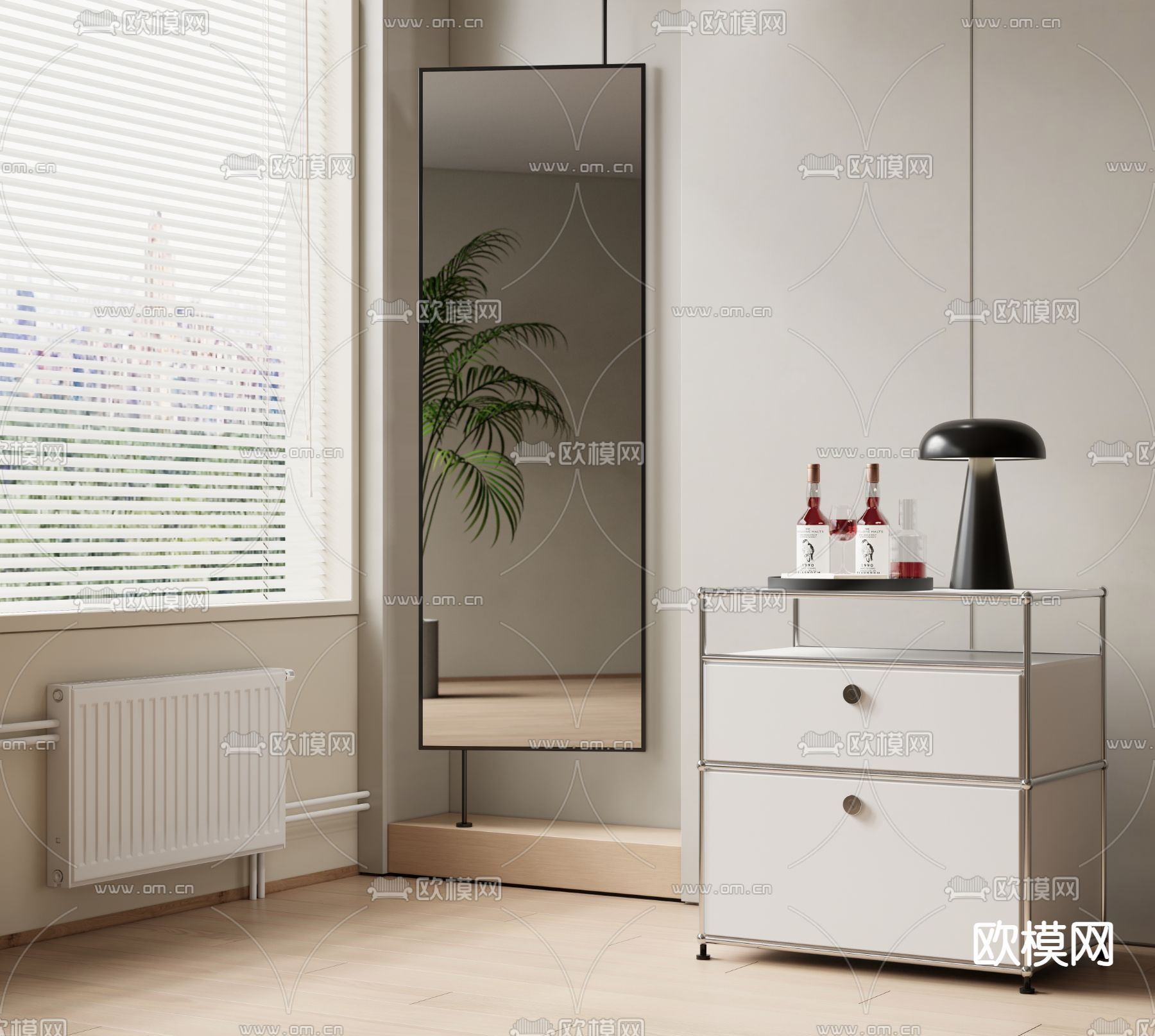 USM 床头柜su模型下载_ID14302797_sketchup模型下载-欧模网