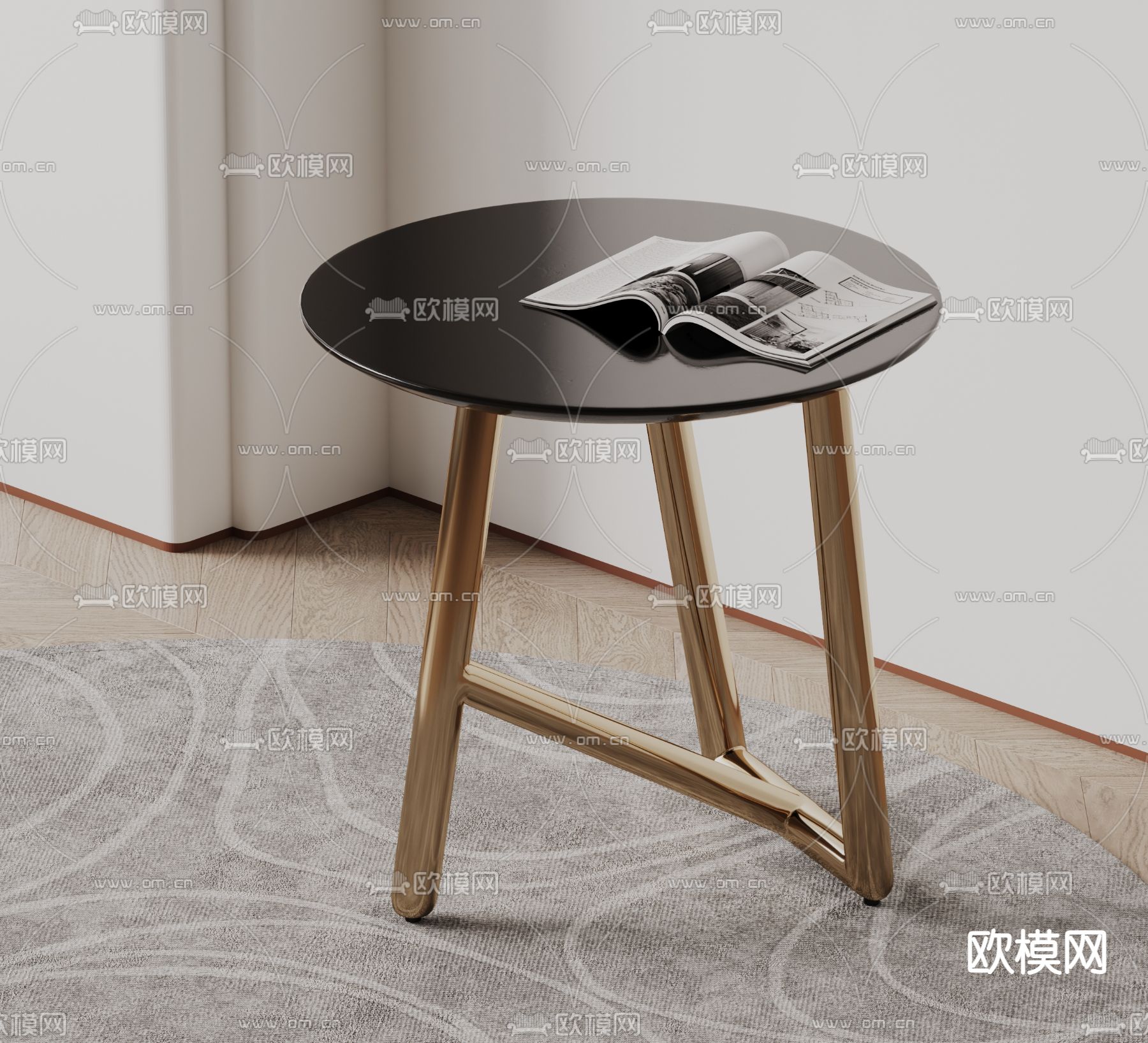 圆几 边几 角几3d模型下载 Id14374493 3dmax免费模型 欧模网