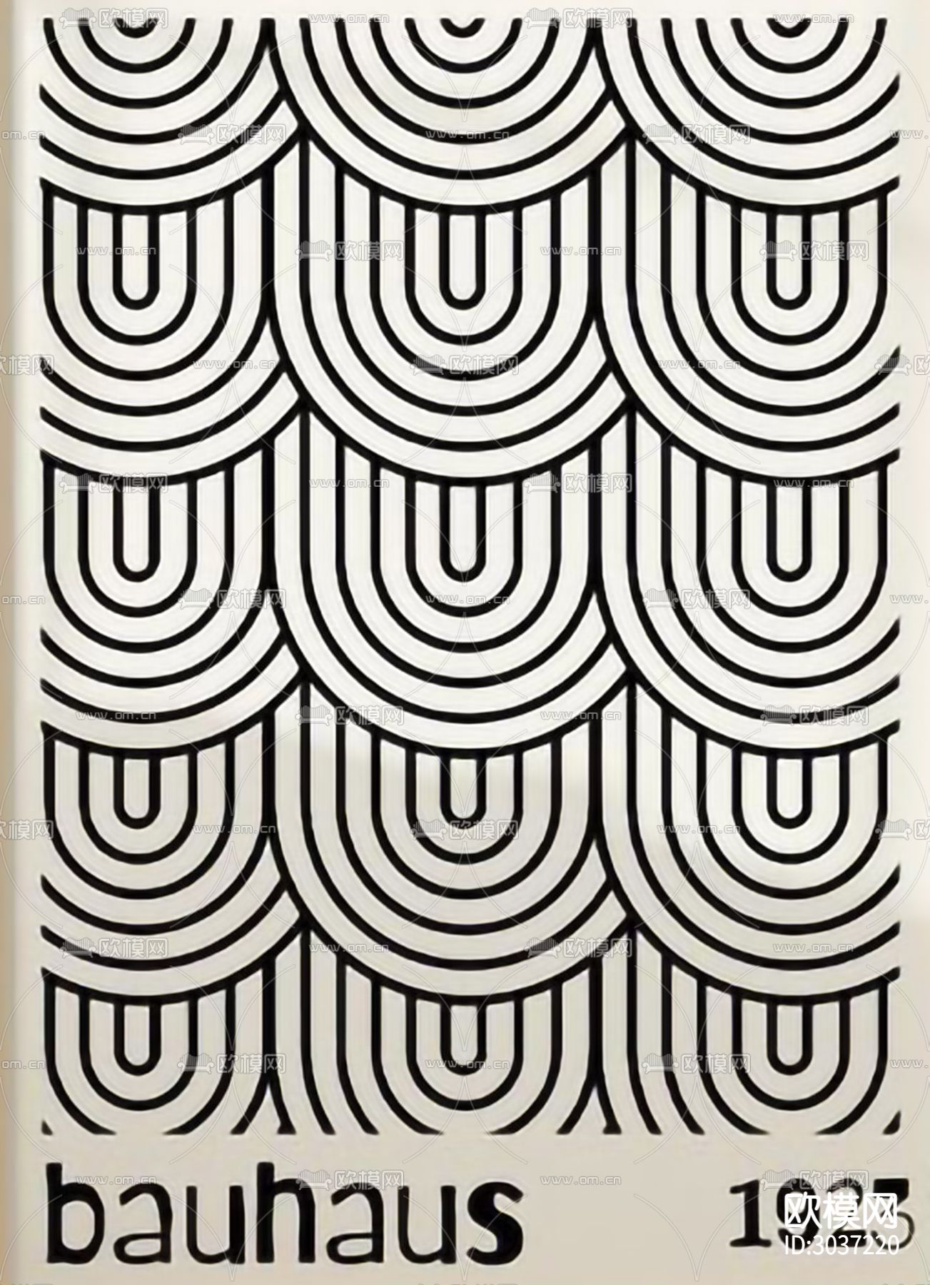 现代艺术画 装饰画 简约画贴图-免费3dmax模型库-欧模网