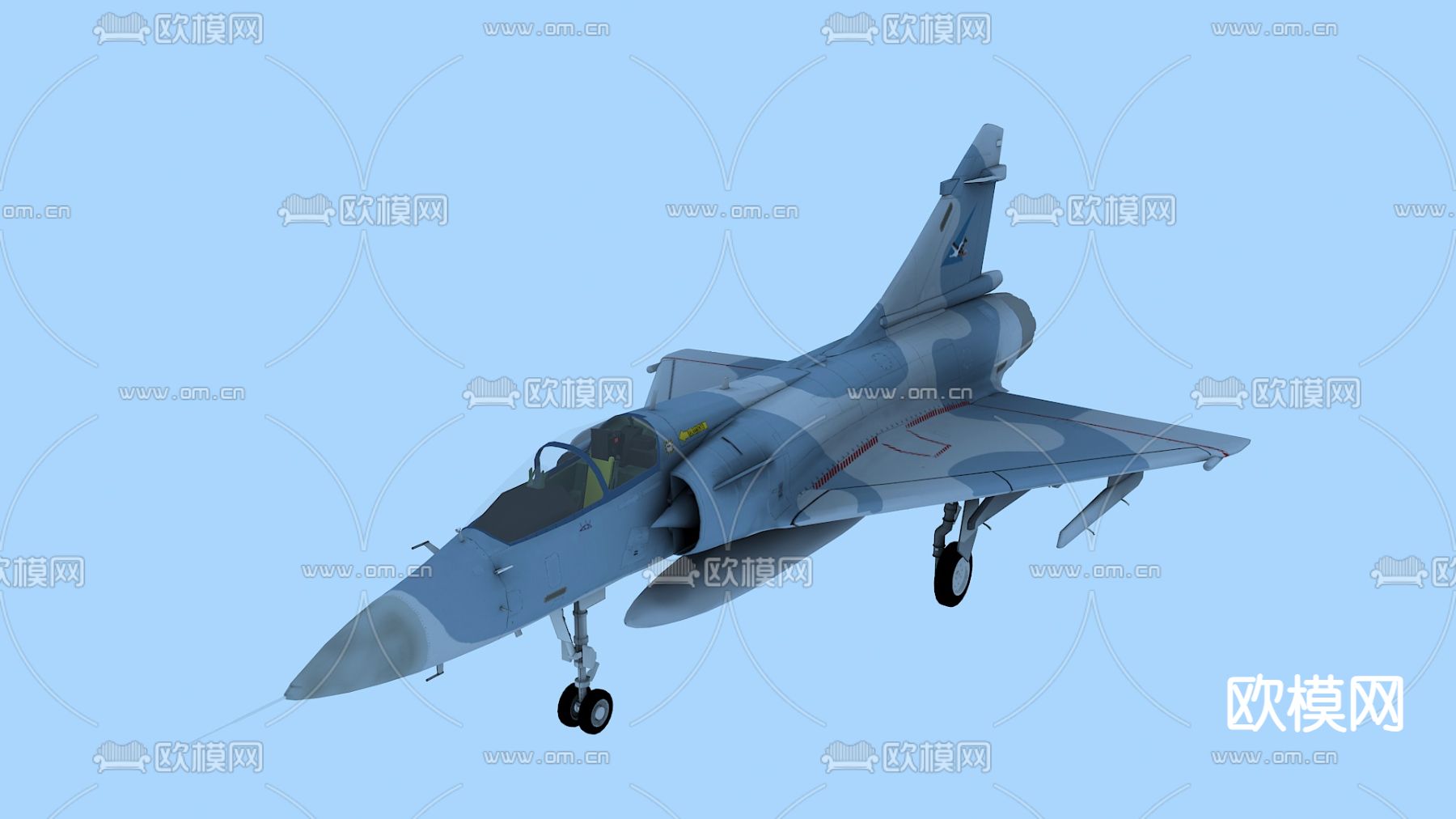 飞机 战斗机免费3d模型下载_ID15064516_3dmax免费模型-欧模网