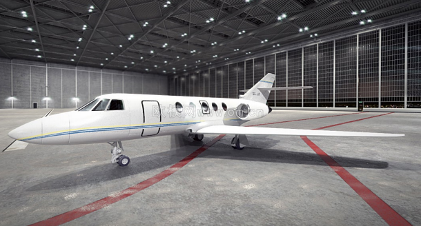 飞机3D免费模型下载 (6)-免费3dmax模型库-欧模网